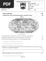 Worksheet 9 Maps Plans and Other Representations Grade 10 Mathematical ...