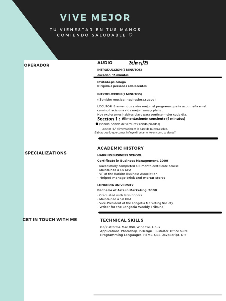 Turquoise Modern Minimalist Resume 20250626 220436 0000 | PDF