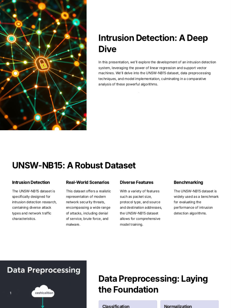 Intrusion Detection A Deep Dive | PDF | Support Vector Machine | Regression Analysis