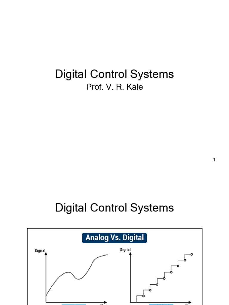 Digital Control Systems For Class | PDF | Analog To Digital Converter ...
