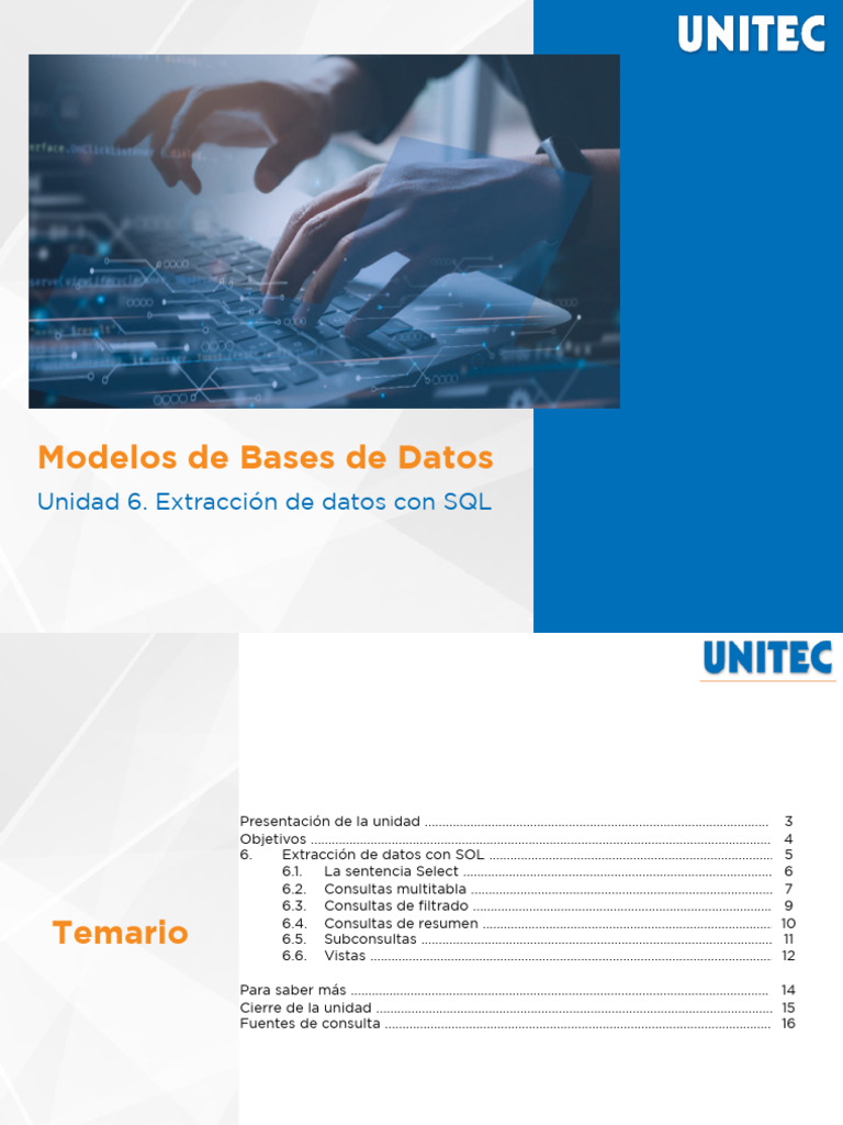 Extracción de Datos con SQL: Consultas y Vistas | PDF | SQL | Bases de ...
