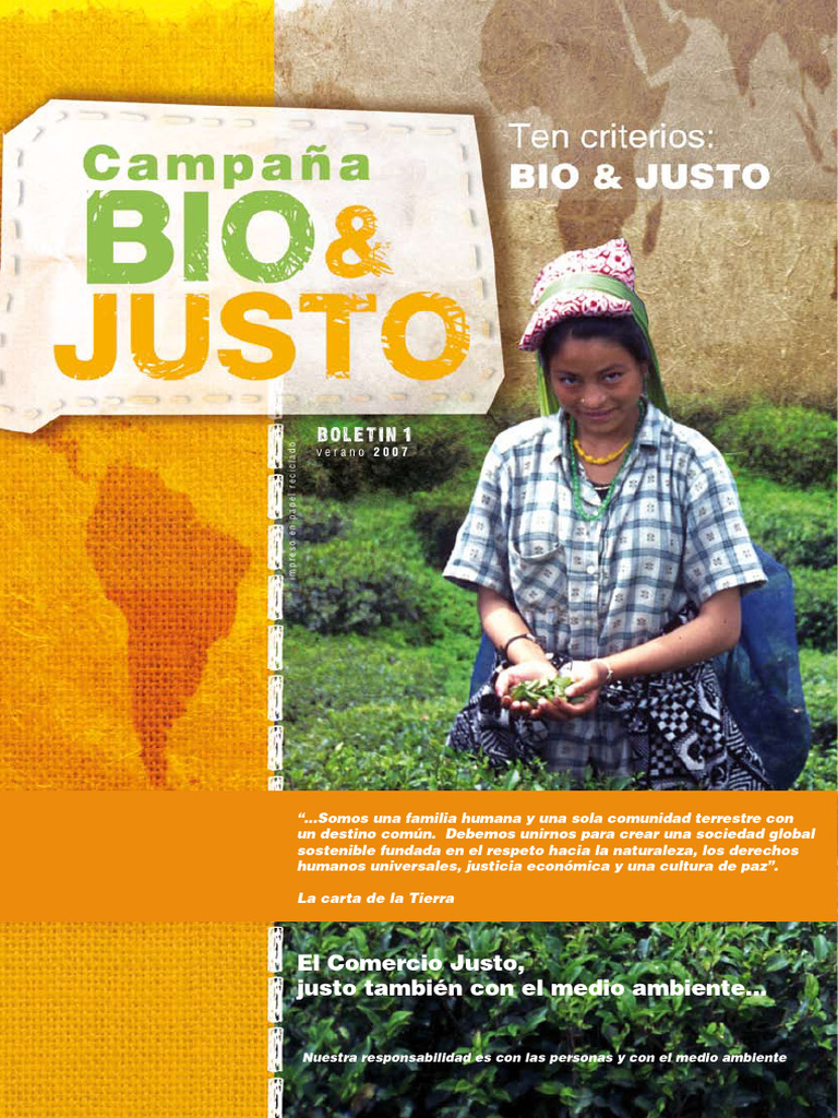Comercio Justo de La Mano Con El Medio Ambiente | PDF | Comercio justo ...