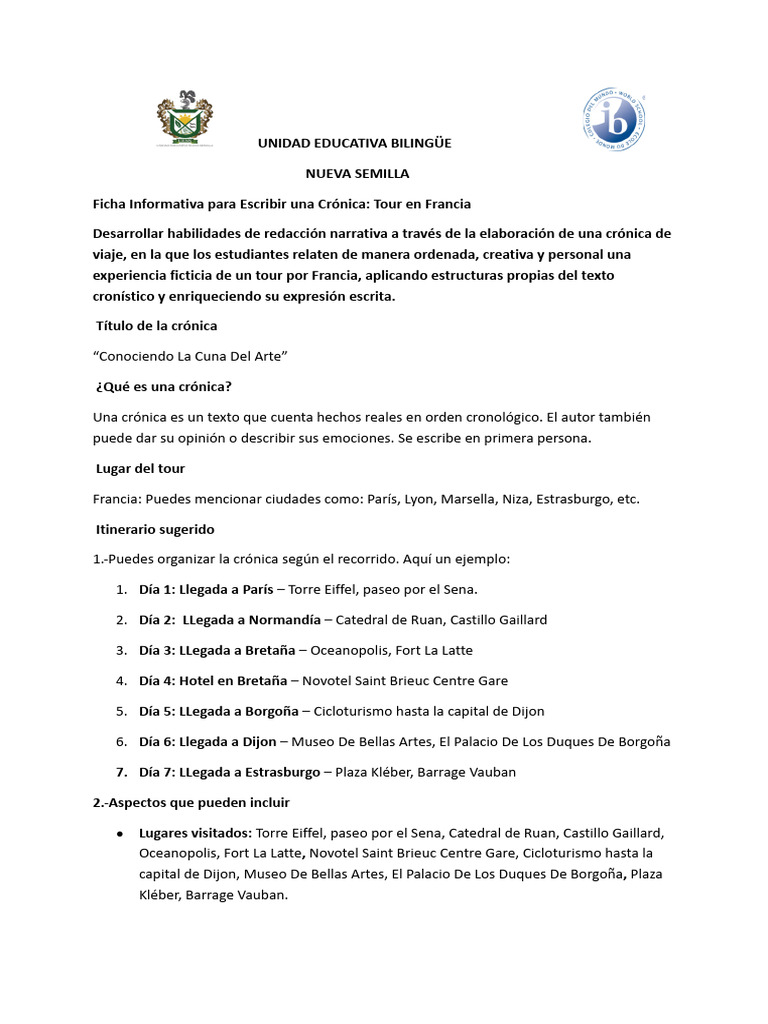 P.interdisciplinario LyL | PDF | Francia | París