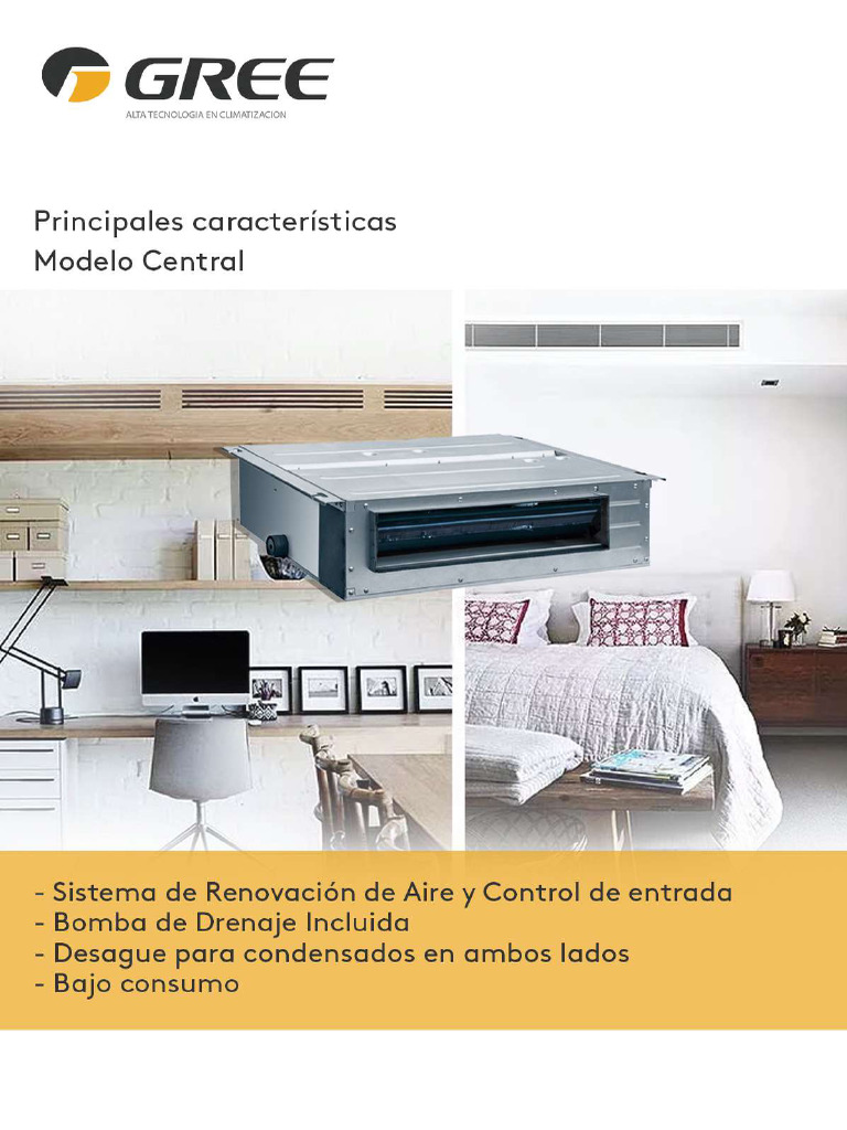Ficha Técnica Sistemas GREE Central | PDF