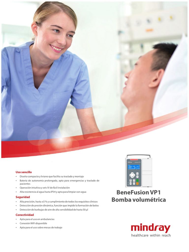 BeneFusion VP1 Datasheet - ES 20160321 | PDF