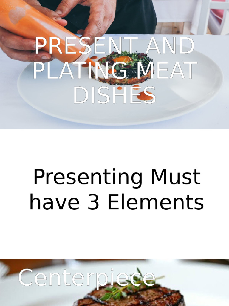 Meat Plating Techniques and Tips | PDF