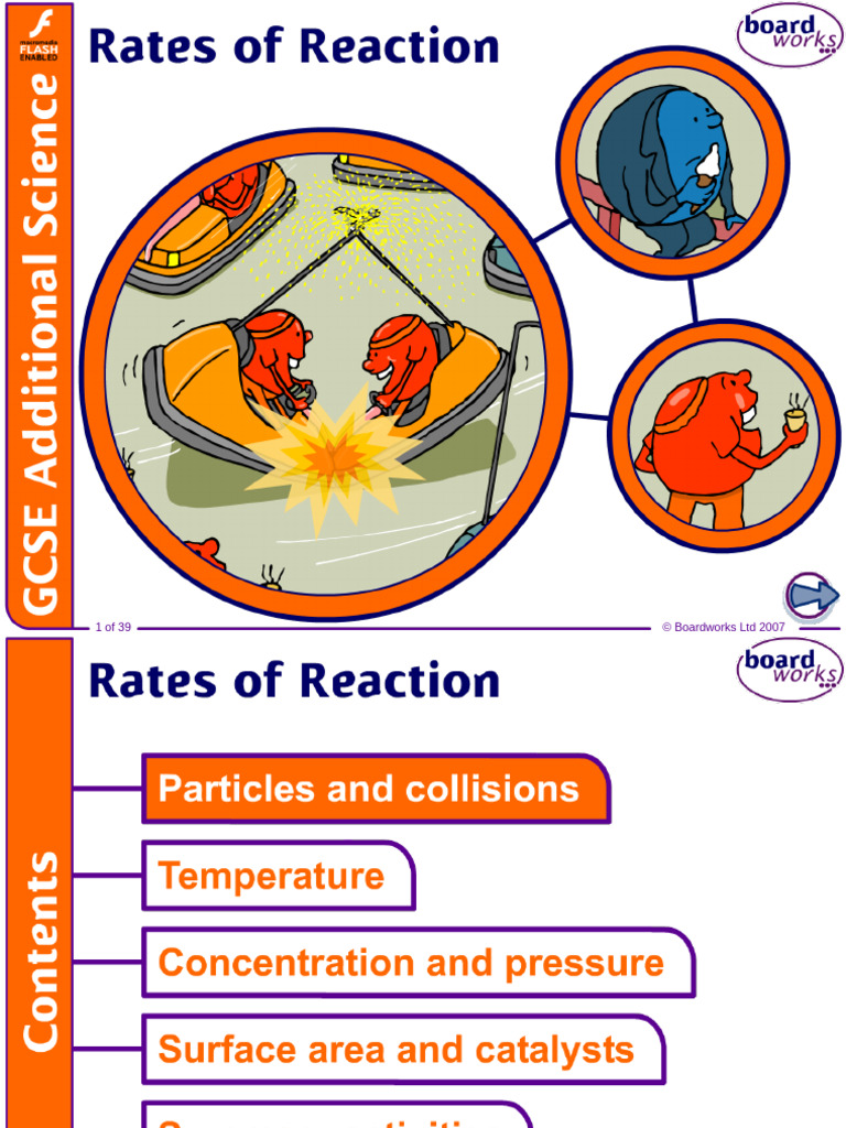 Rates of Reaction Grade 8 | PDF | Catalysis | Reaction Rate