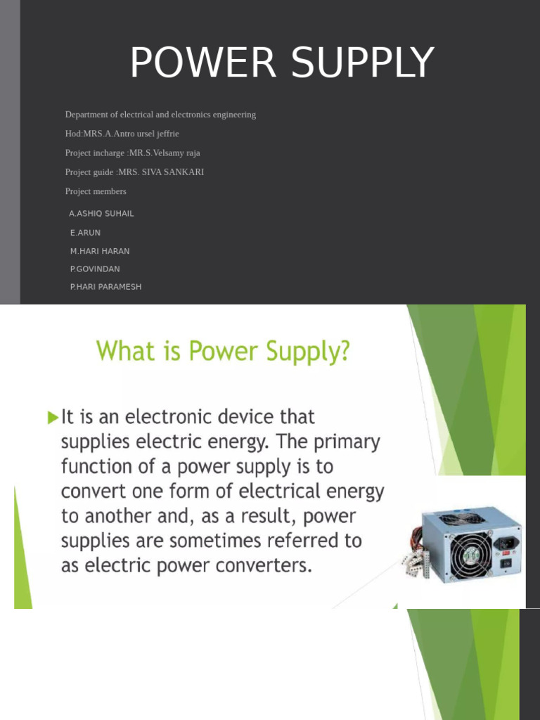 Power Supply | PDF