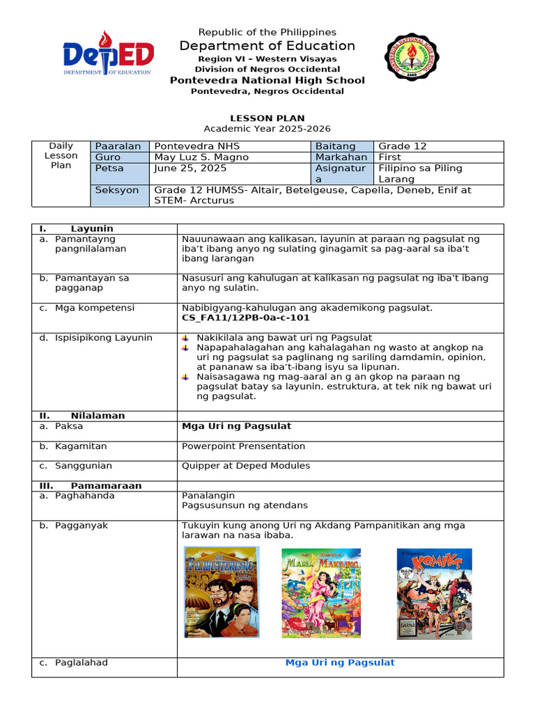 Kahulugan NG Akademikong Pagsulat (Lesson 3) | PDF