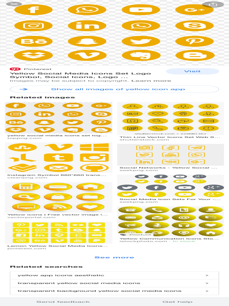 Yellow Icon App - Google Search | PDF