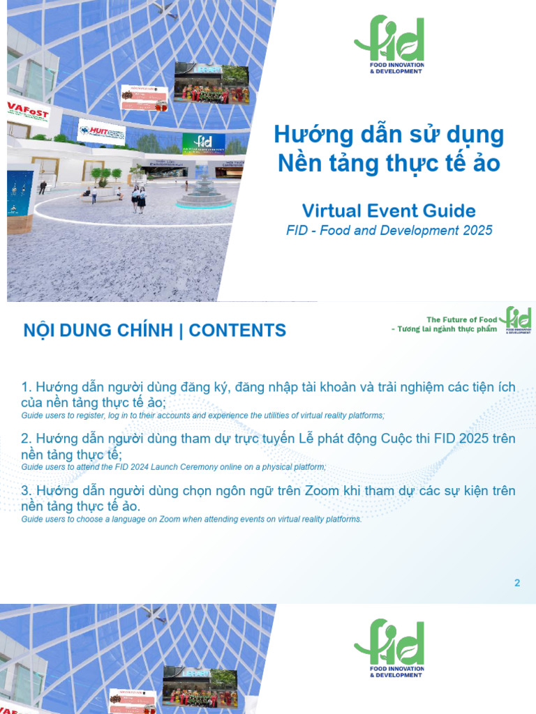 Virtual Platform FID2025 (Guideline) | PDF