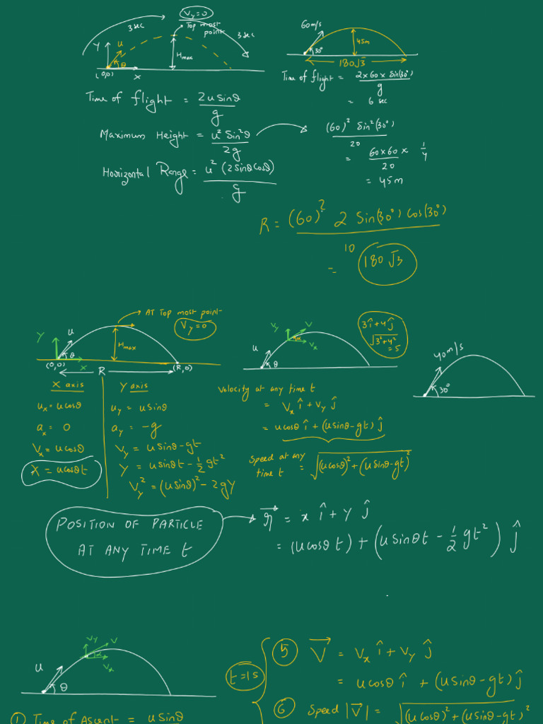Projectile Motion 2 | PDF
