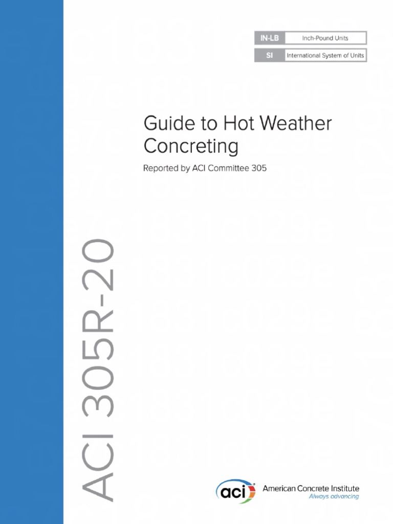 Aci 305 20 | PDF
