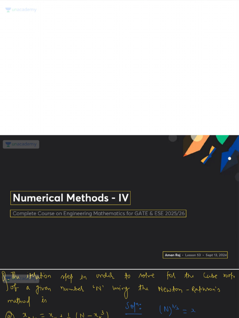 Numerical Methods IV With Anno | PDF