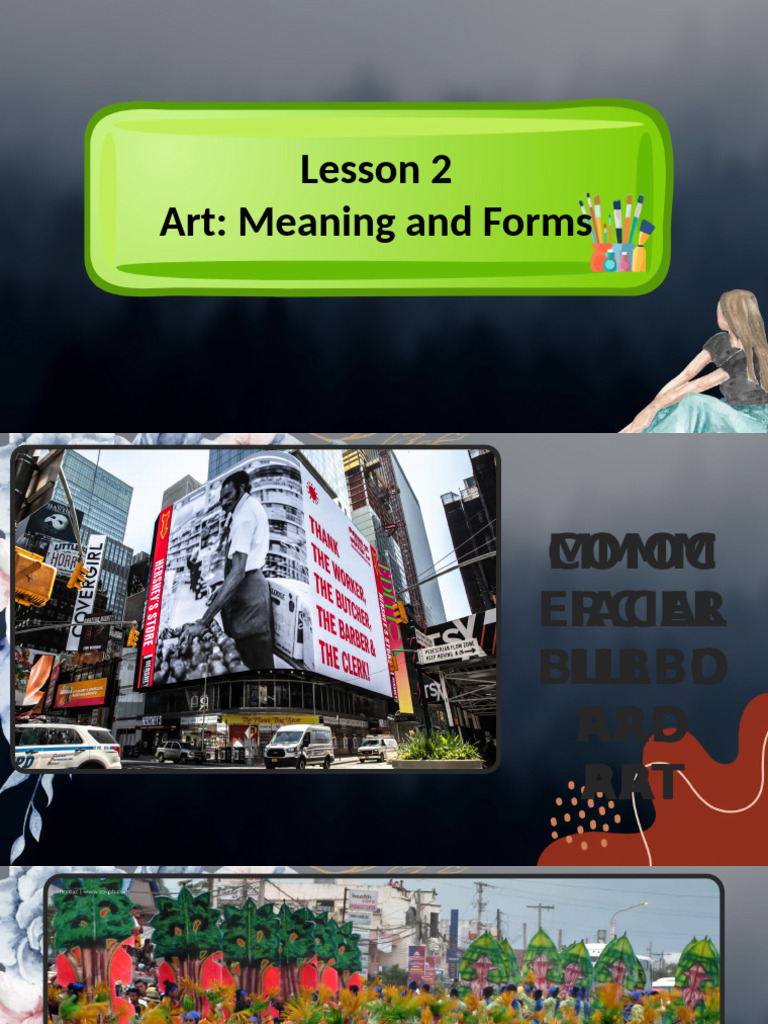 L2 - Art (Meaning and Forms) | PDF | The Arts | Liberal Arts Education