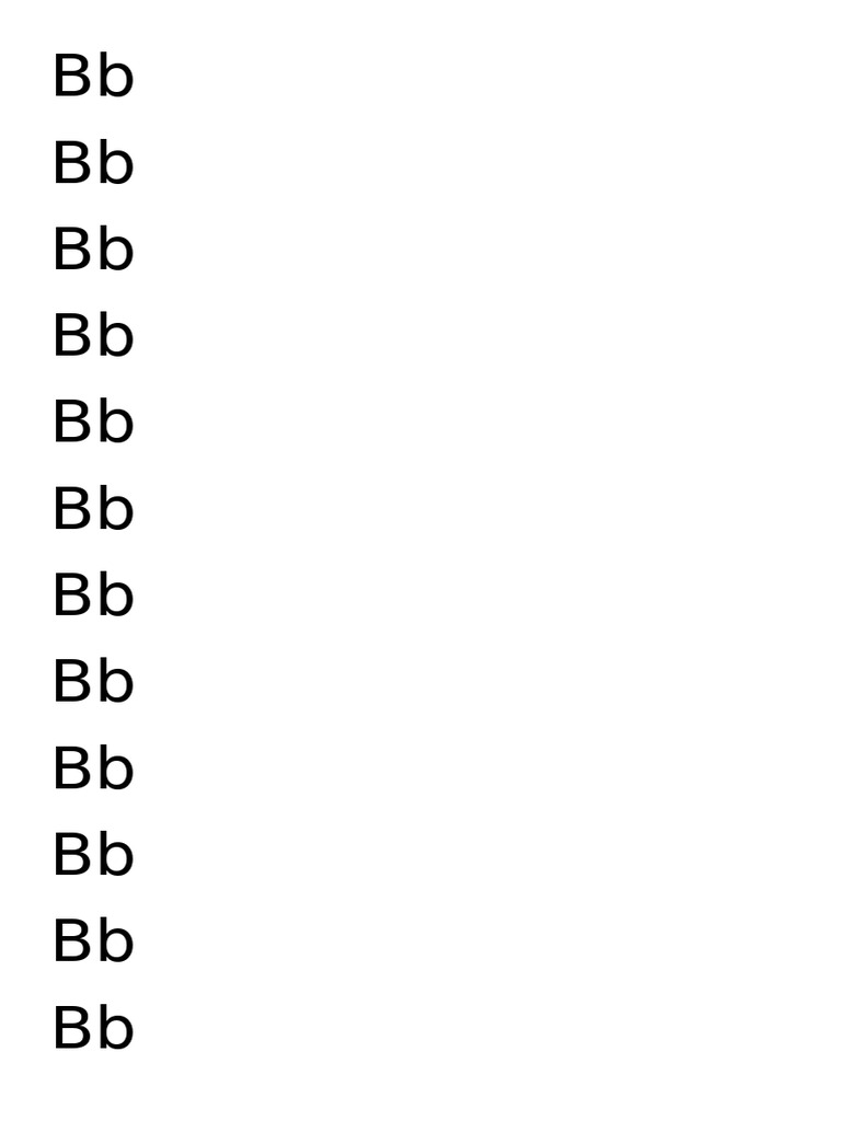Letter B | PDF