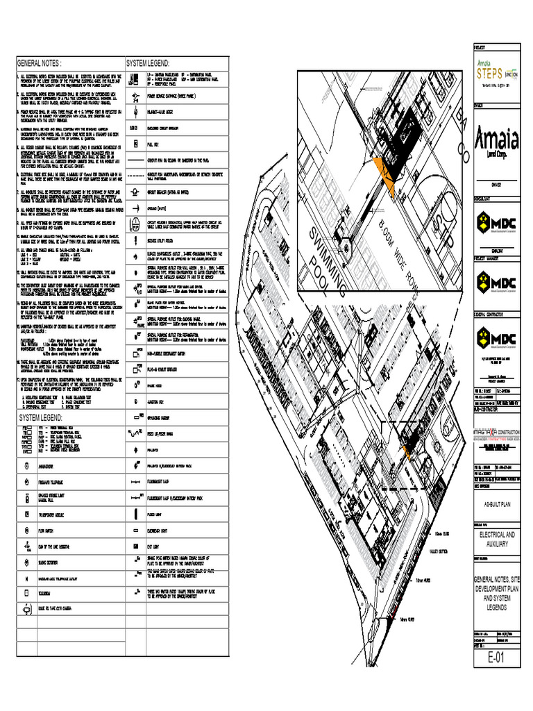Electrical and Auxiliary Layout Plans | PDF
