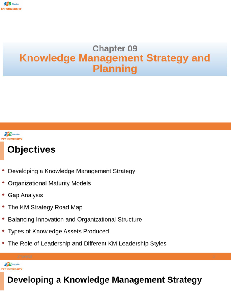 Chapter 09 Knowledge Management Strategy And Planning Pdf