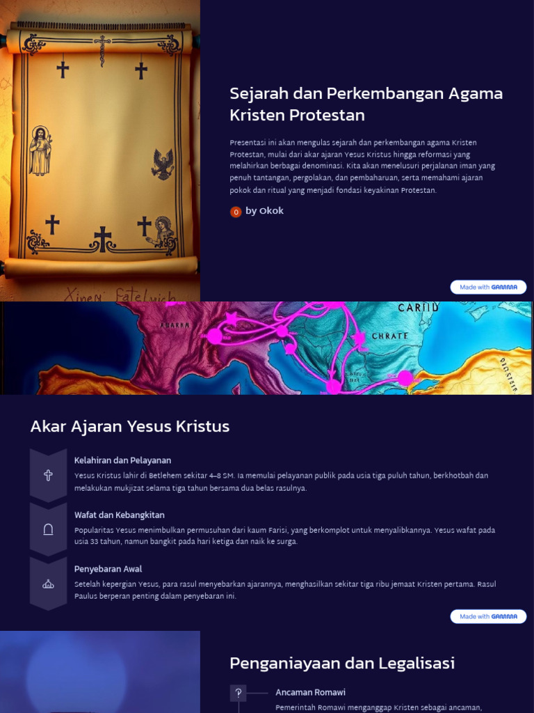 Sejarah Dan Perkembangan Agama Kristen Protestan | PDF