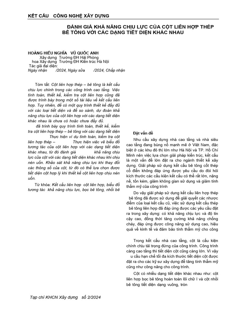 EC4 - Tinh Toan Cot Lien Hop IBST | PDF