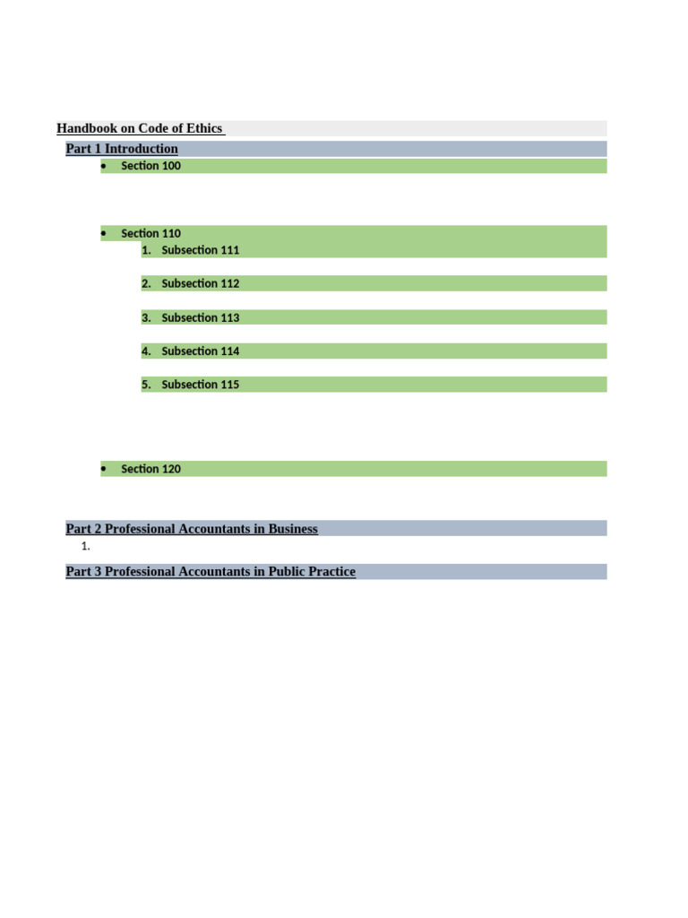 Code of Ethics Handbook Overview | PDF