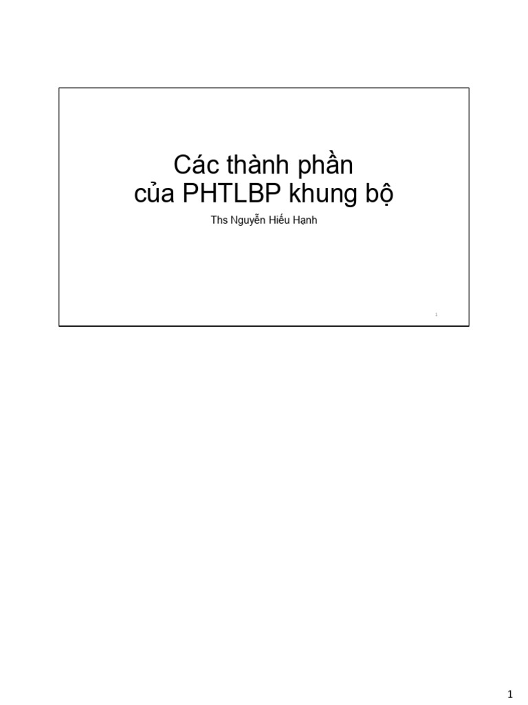 5.các Thành Phần Của Hàm Khung | PDF