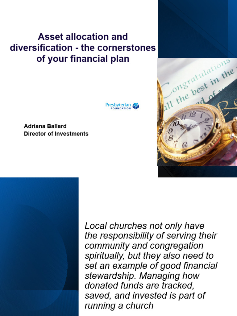 Asset Allocation and Diversification | PDF | Diversification (Finance) | Financial Risk