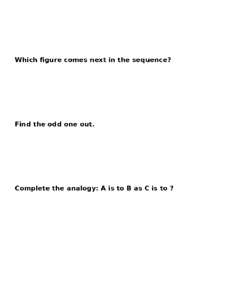 SSC Reasoning Image Questions | PDF
