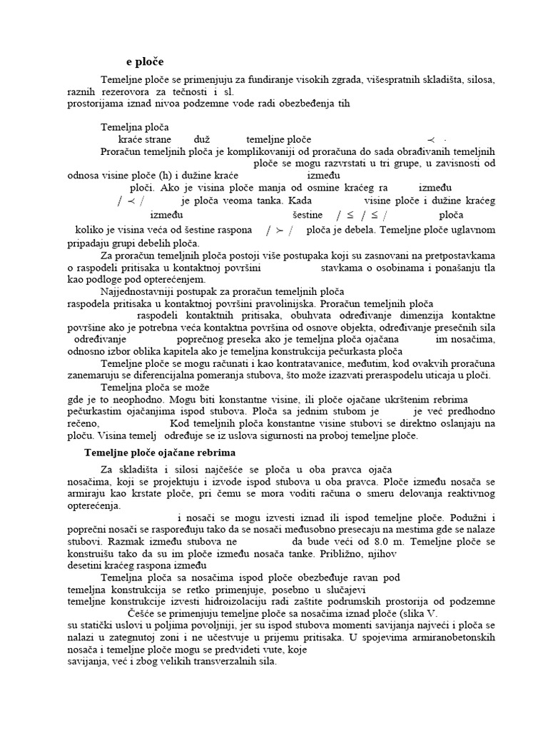 Temeljne Ploce | PDF