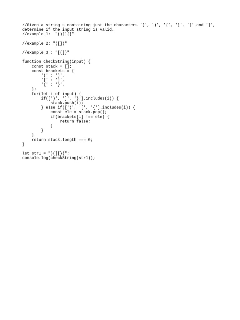 Validate Bracket Sequences | PDF