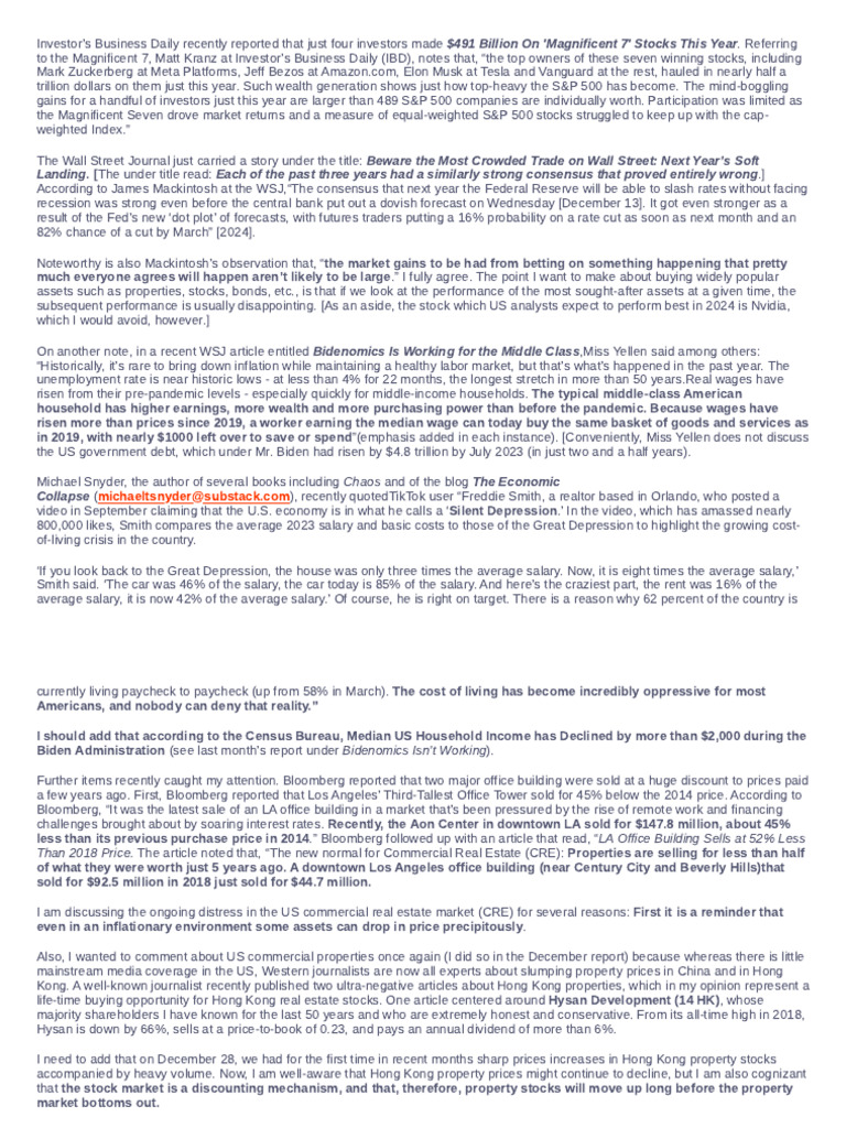 Can Ignorant Academics at The Fed Lead The Blind Public - Will They Not ...