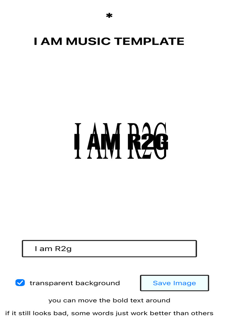 I Am Music Template Overview | PDF