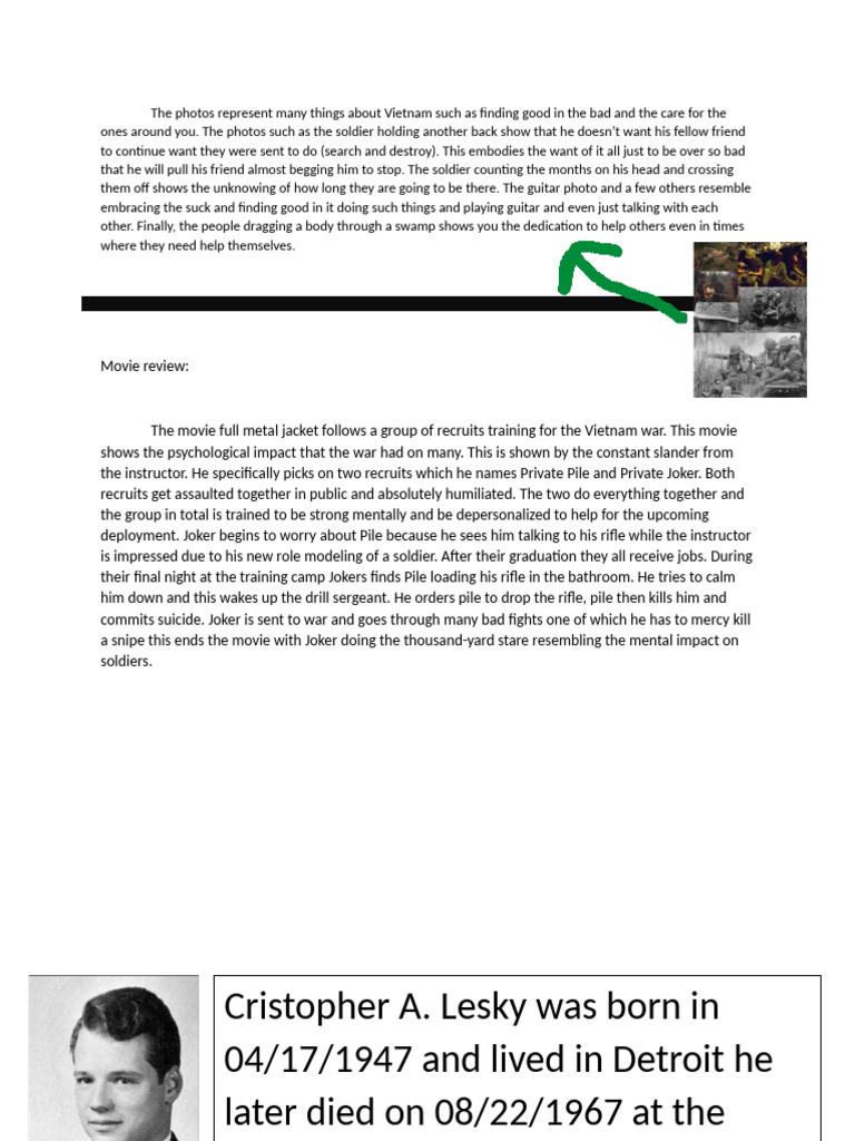 Vietnam War Reflections in Film | PDF