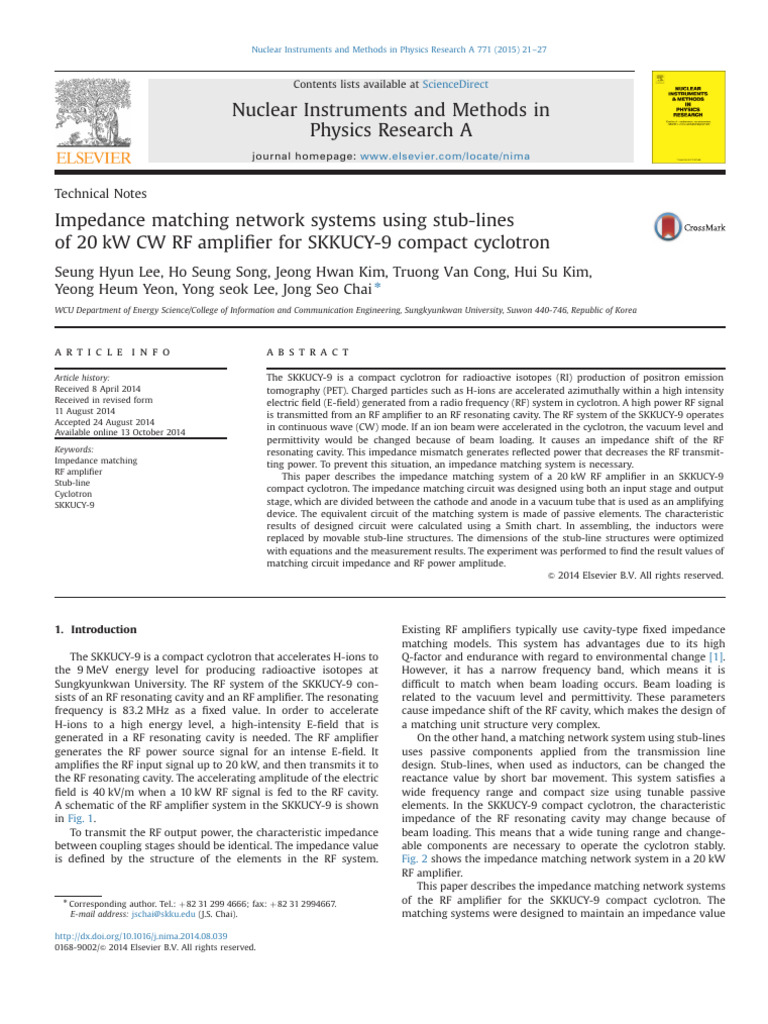 Impedance Matching Network Systems Using Stub-Lines | PDF | Amplifier ...
