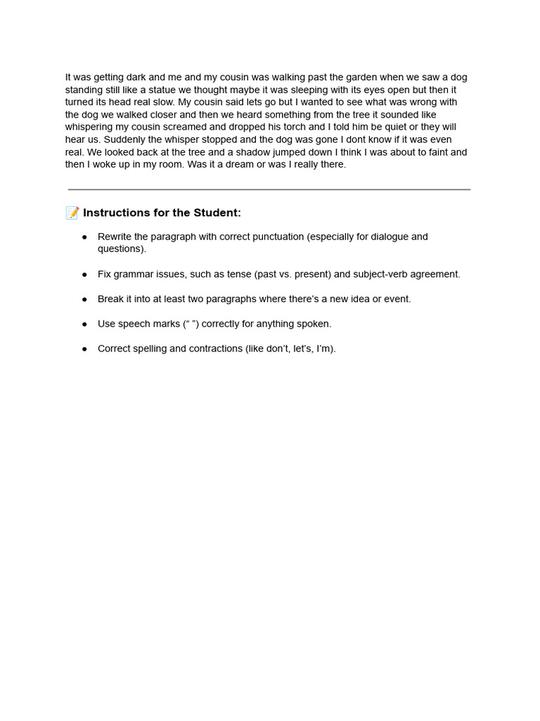 Fixing Paragraph | PDF