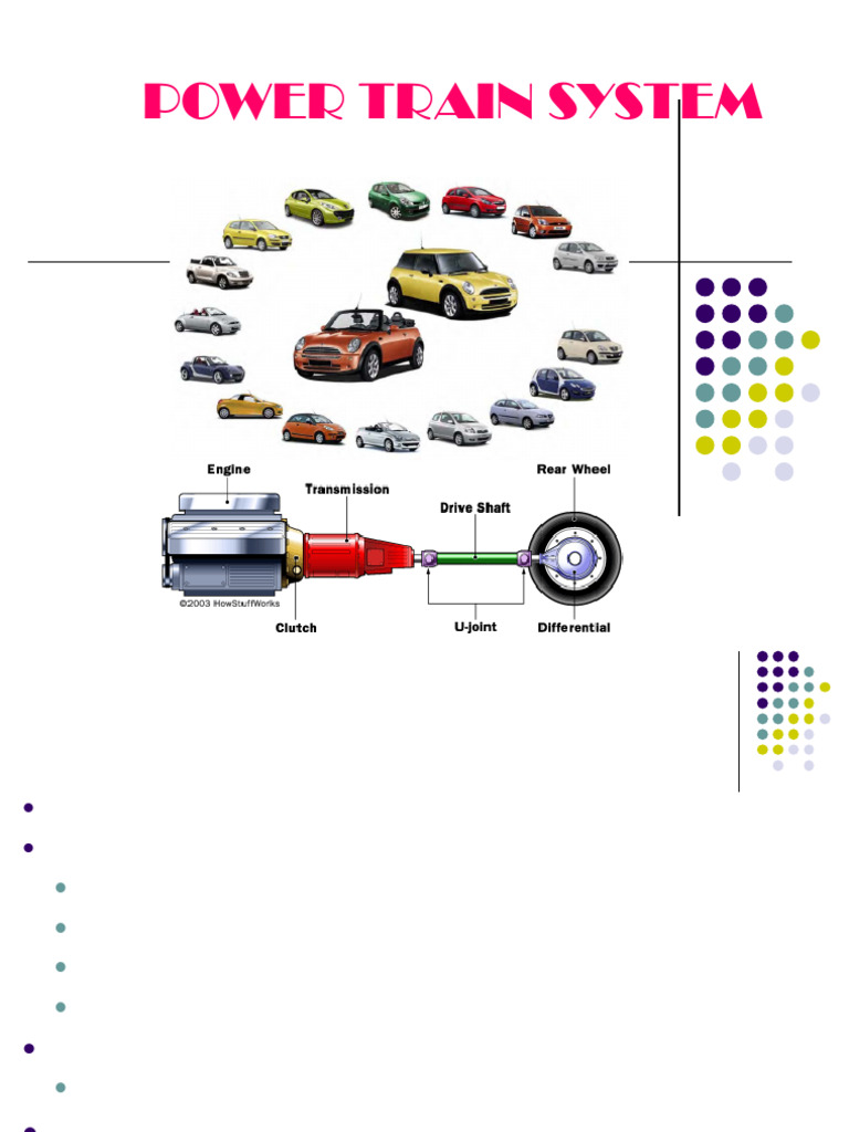 5 Motor Vehicle Engineering Power Train System | PDF | Engines | Clutch