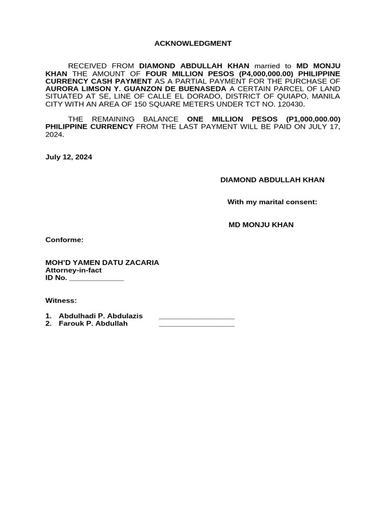 Acknowledgment | PDF