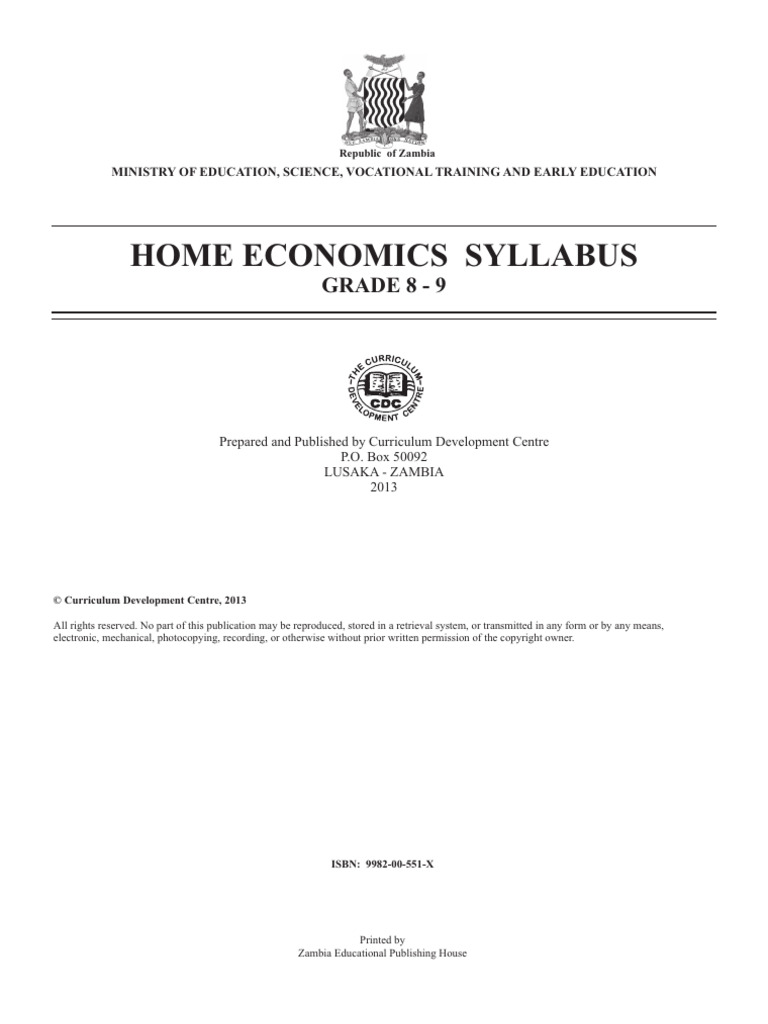 Home Economics 8-9 Text | PDF | Food Preservation | Cooking