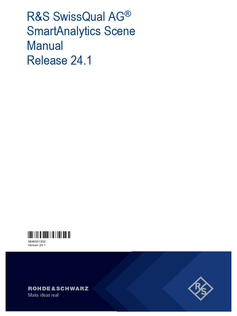 Manual - SmartAnalytics Scene | PDF | Graphical User Interfaces | Databases