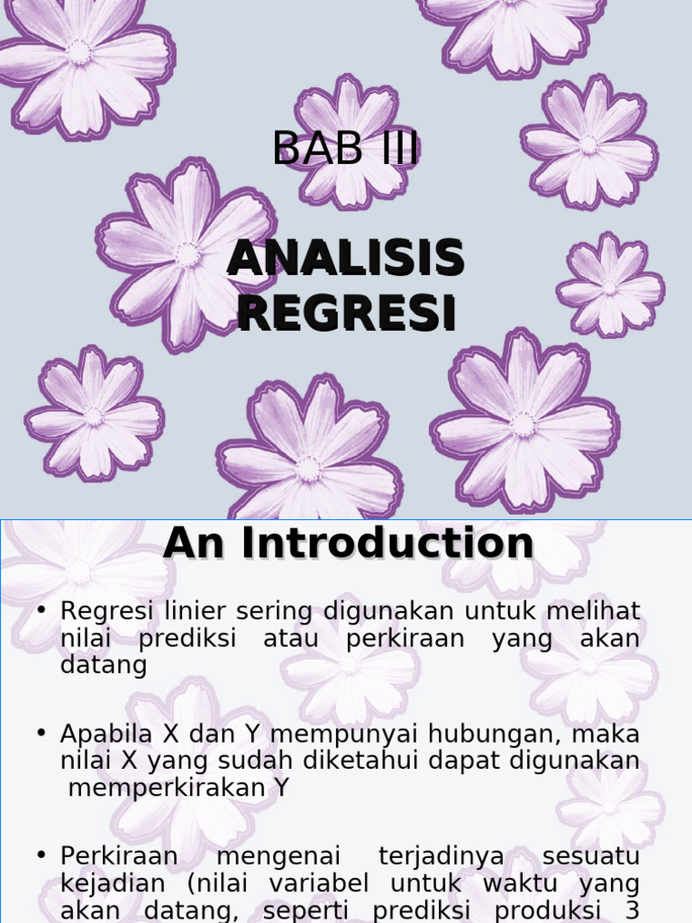 analisis-regresi | PDF