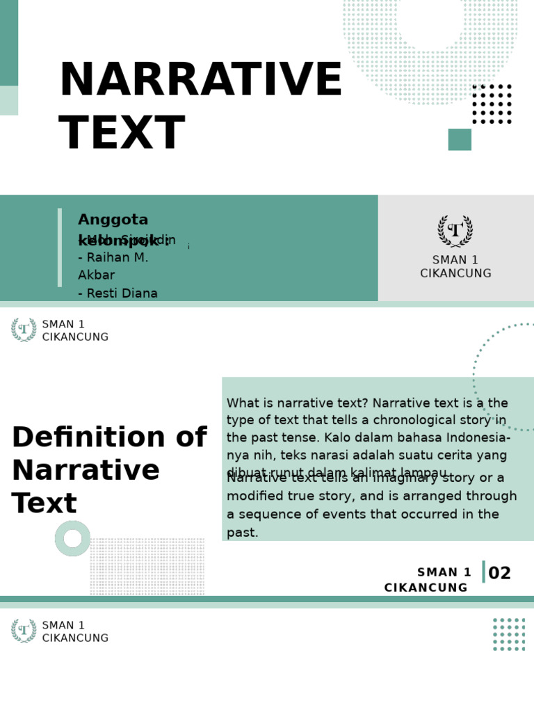 Narrative Text Kelompok 6 | PDF | Noun | Adjective