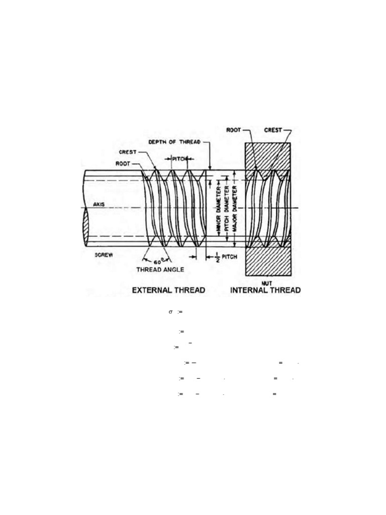 Mathcad - Bolt | PDF | Screw | Mechanical Engineering