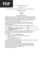 Class 10 CBSE Social Science Project (2024-25) | PDF