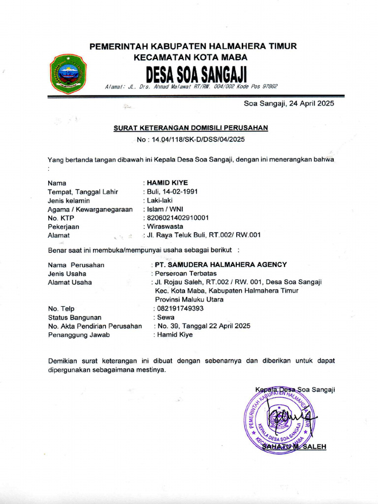 Suket Domisili Prshaan | PDF