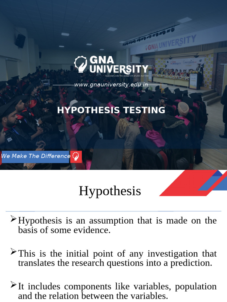 Variable Types & Hypothesis Testing | PDF | Type I And Type Ii Errors ...