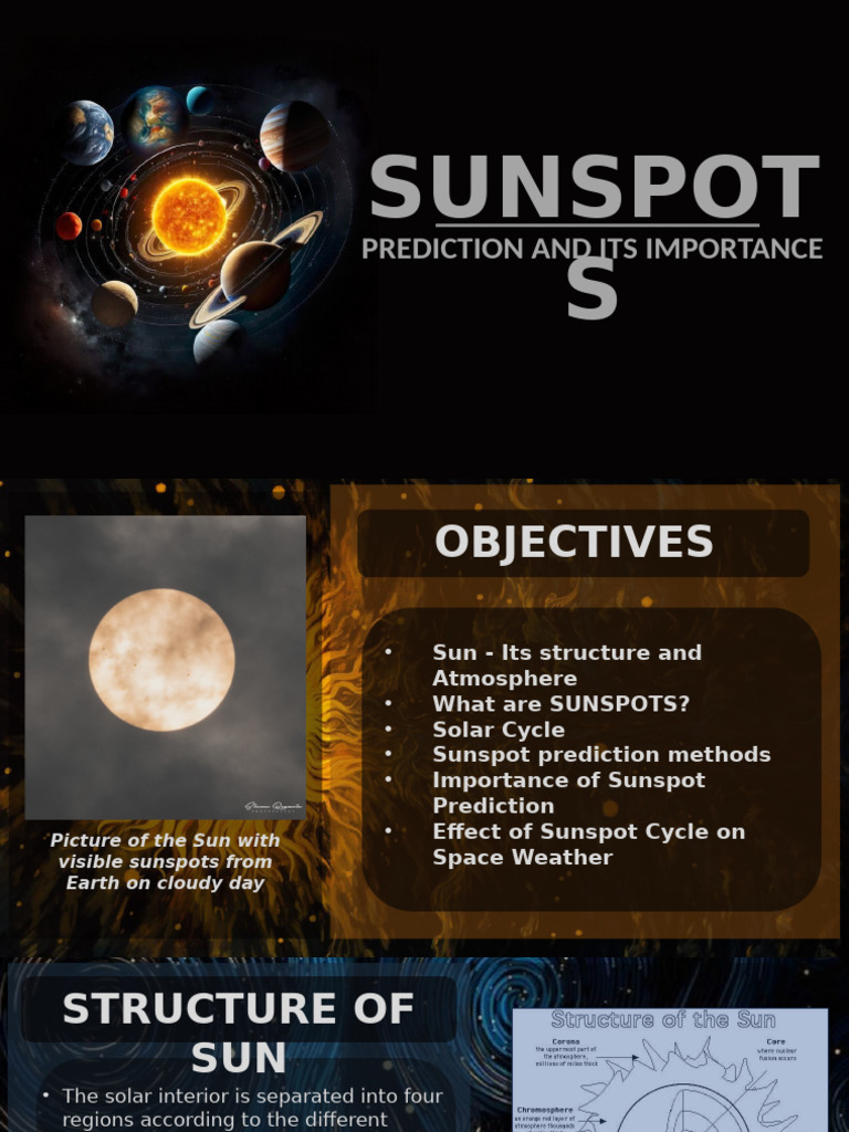 Sunspot Prediction and Its Significance | PDF | Sun | Solar Flare