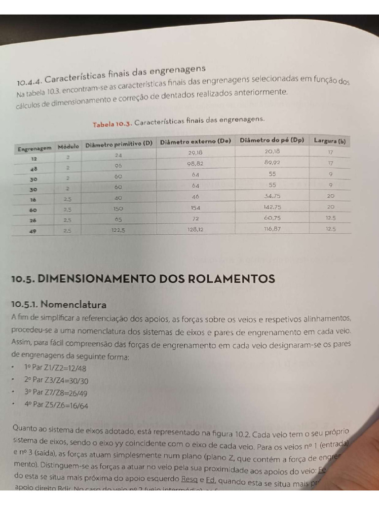 Dimensionamento de Rolamentos | PDF