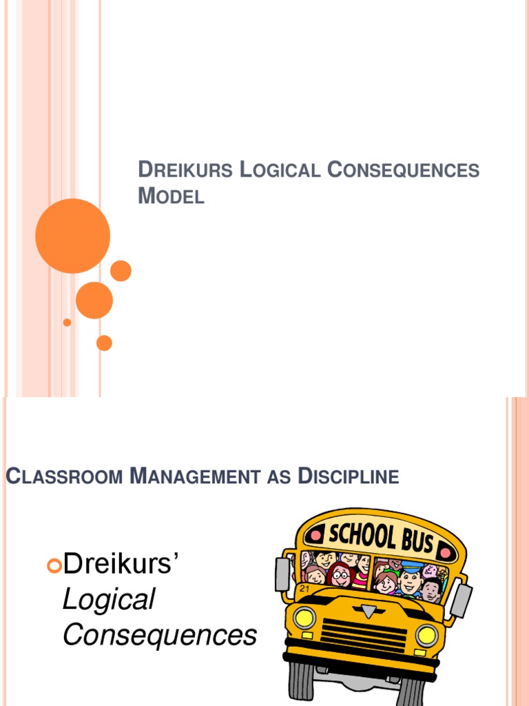 Model (Dreikurs Logical Consequences | PDF | Classroom Management ...