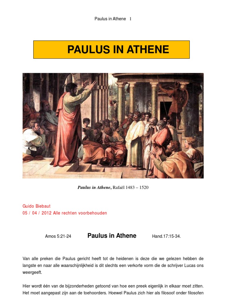 Paulus in Athene | PDF