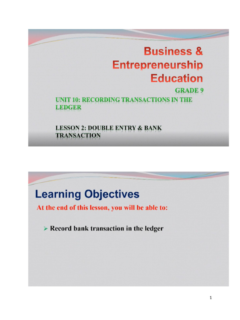 Chapter 1 - Recording Transactions | PDF